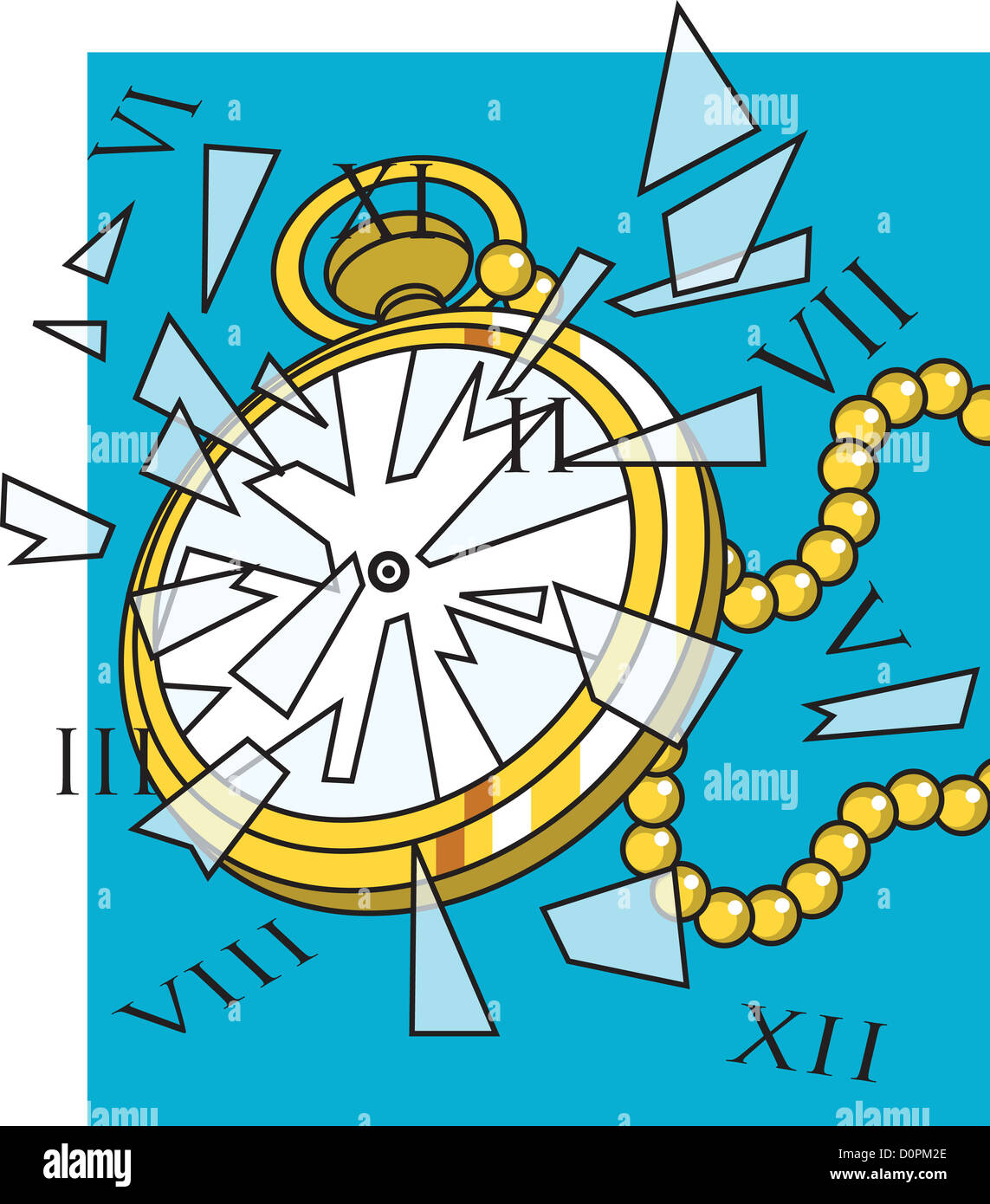 Gold watch broken hi-res stock photography and images - Alamy