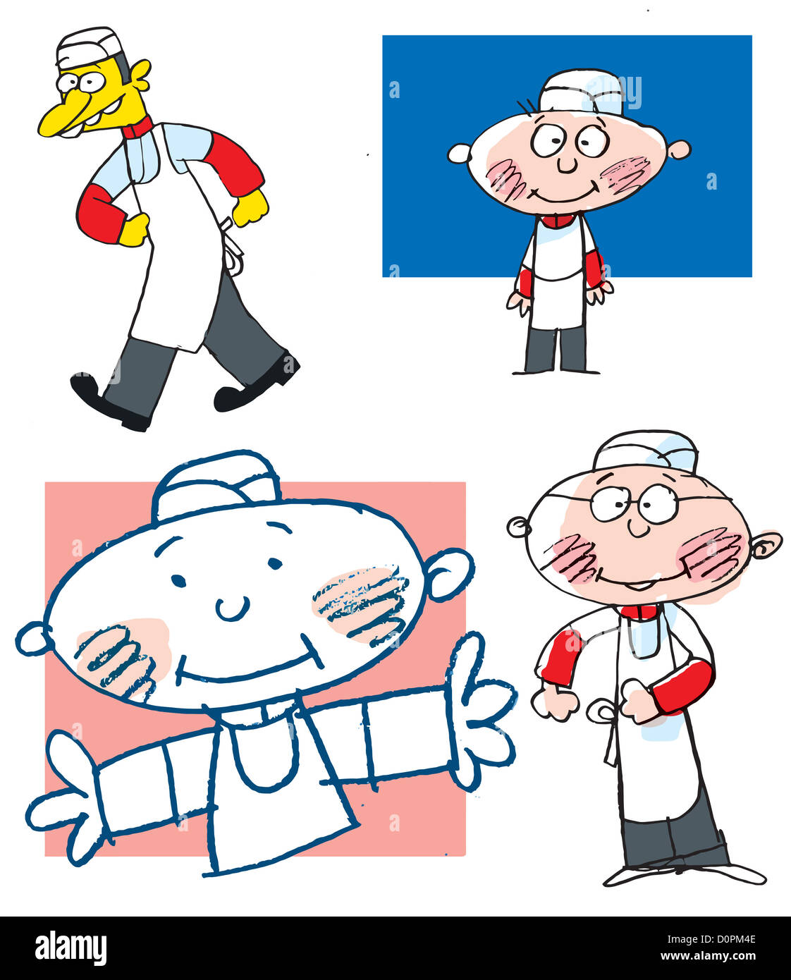 Easy Cartoon Character Drawings