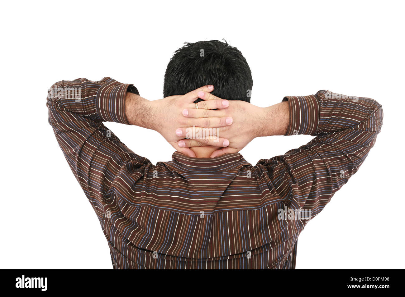 One hand behind back hi-res stock photography and images - Alamy