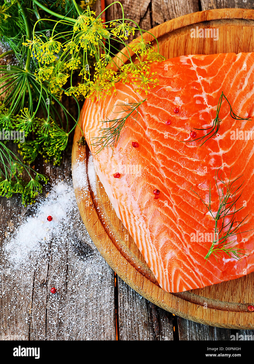 Row of salmon hi-res stock photography and images - Alamy
