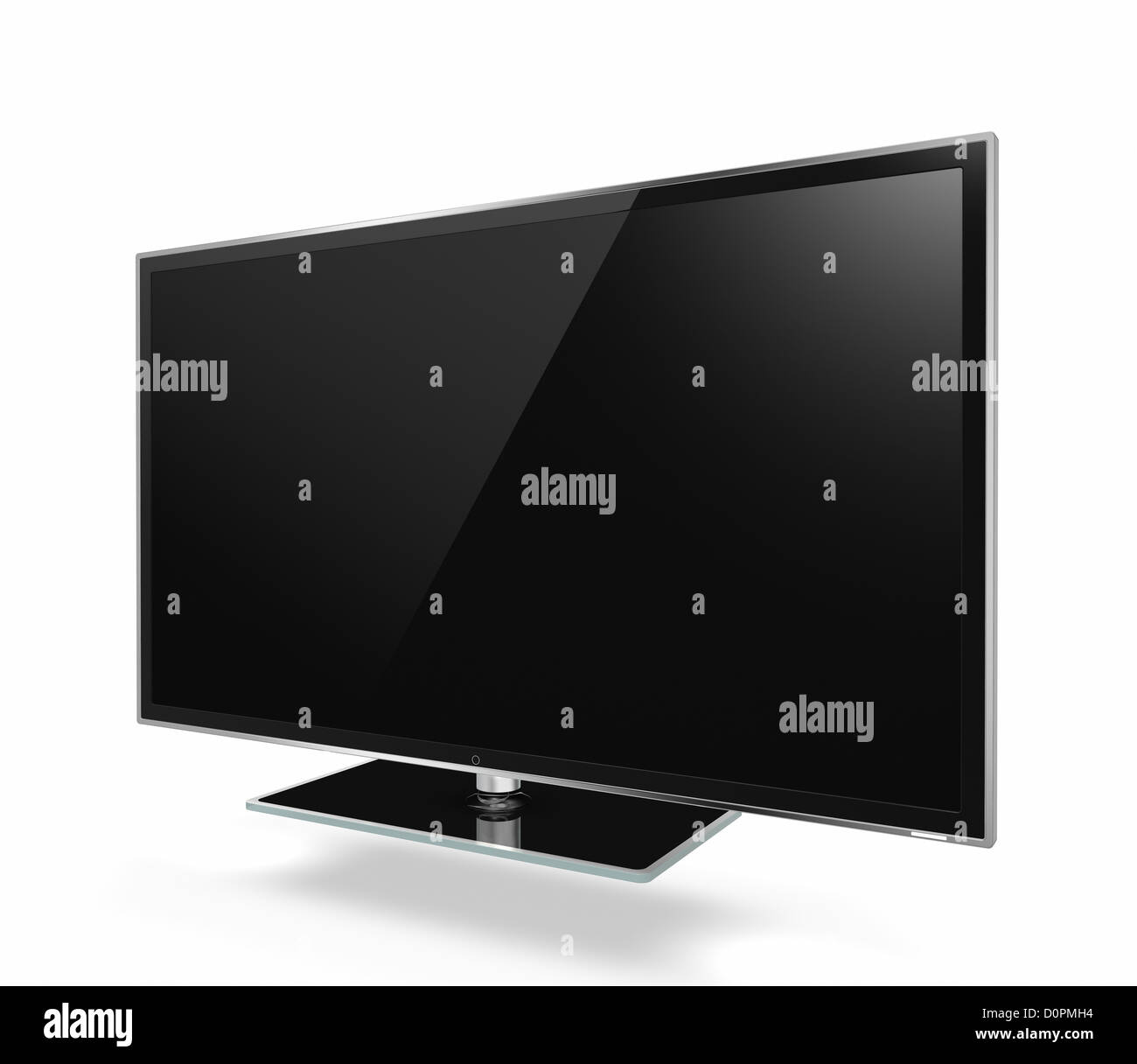 Full HD Led Television on white background Stock Photo - Alamy