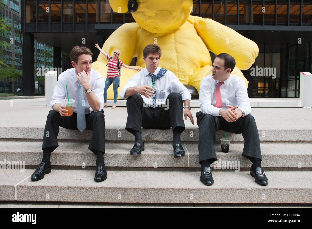 Male corporate culture in New York City Stock Photo - Alamy