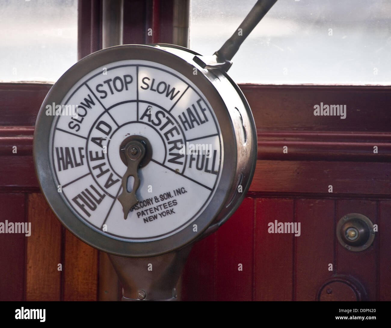 Engine Order Telegraph Stock Photo - Alamy