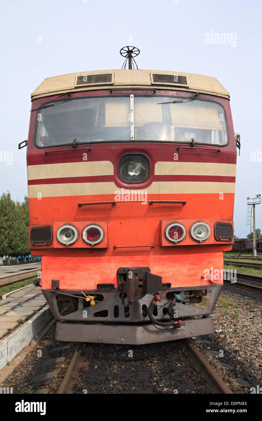 Diesel train locomotive pulling passenger hi-res stock photography and ...