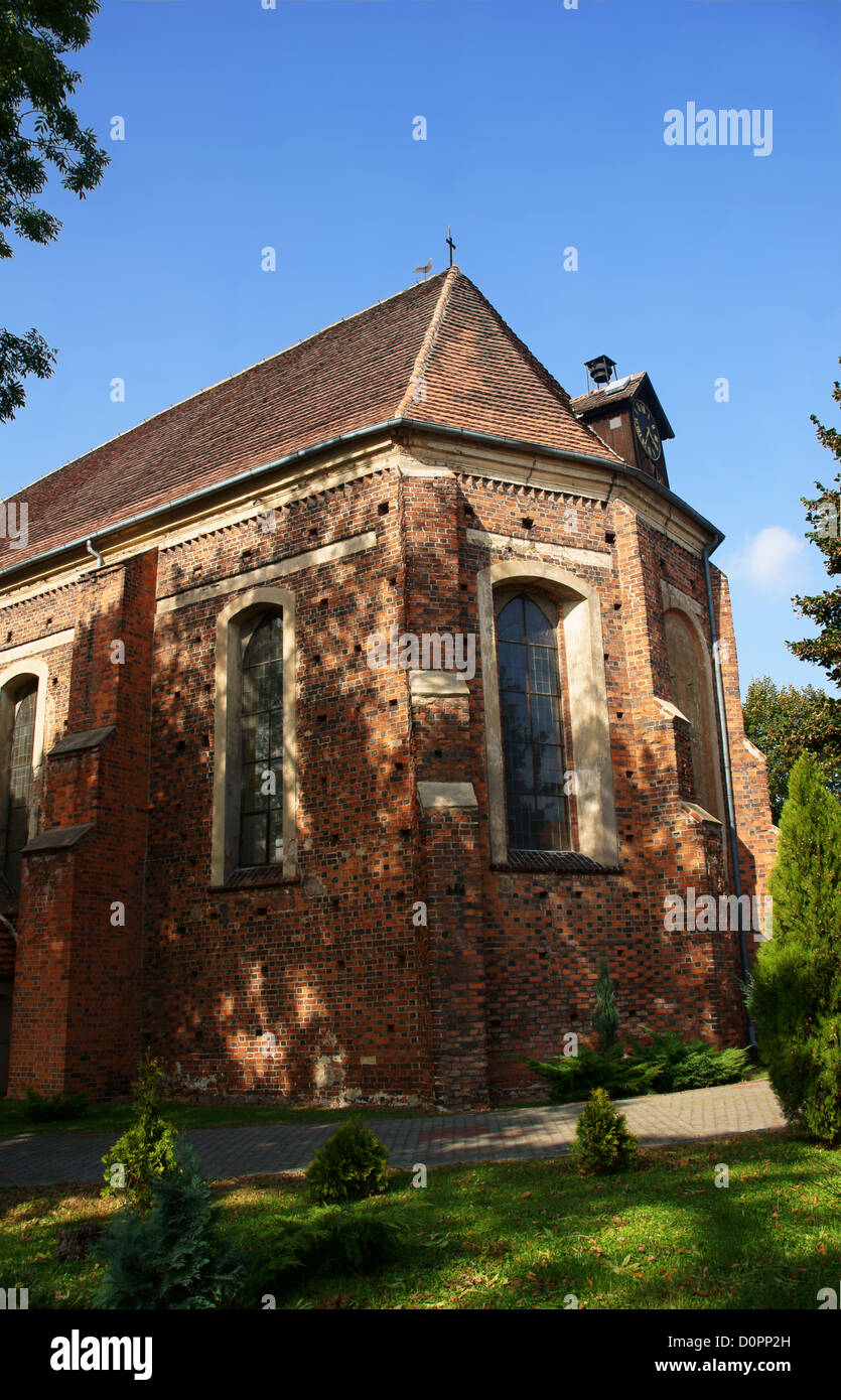 gothic church, Poland Stock Photo - Alamy