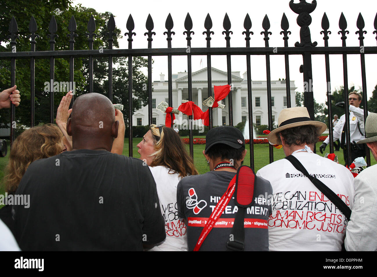 Aids activists protest corporate green and international HIV policy ...