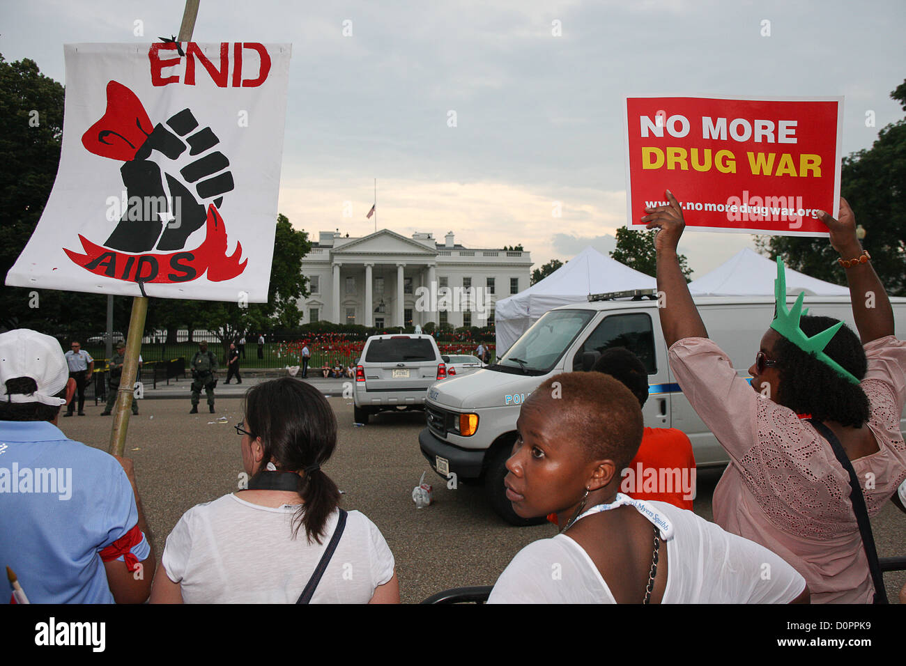 Aids activists protest corporate green and international HIV policy ...