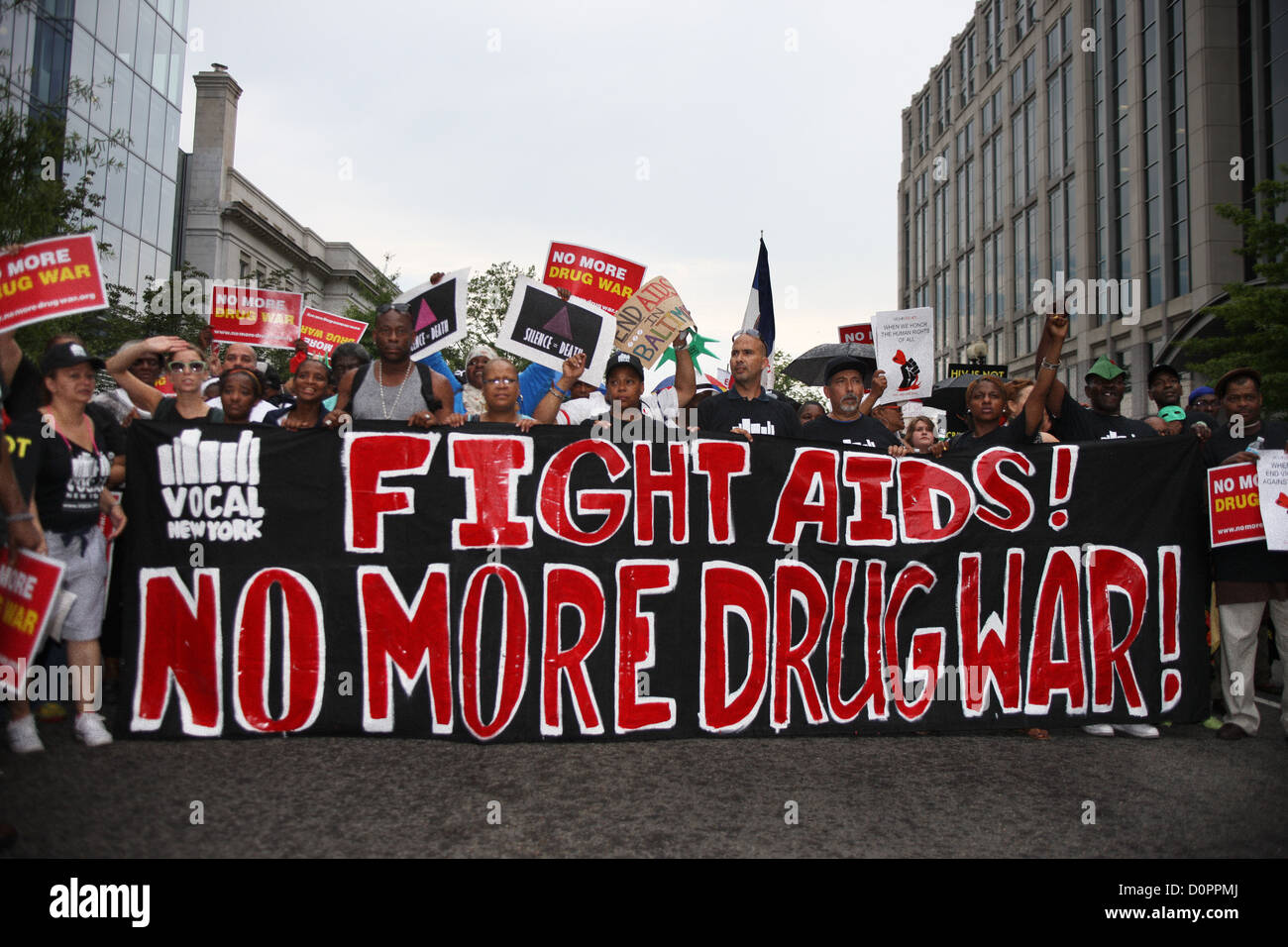 Aids activists protest corporate green and international HIV policy ...