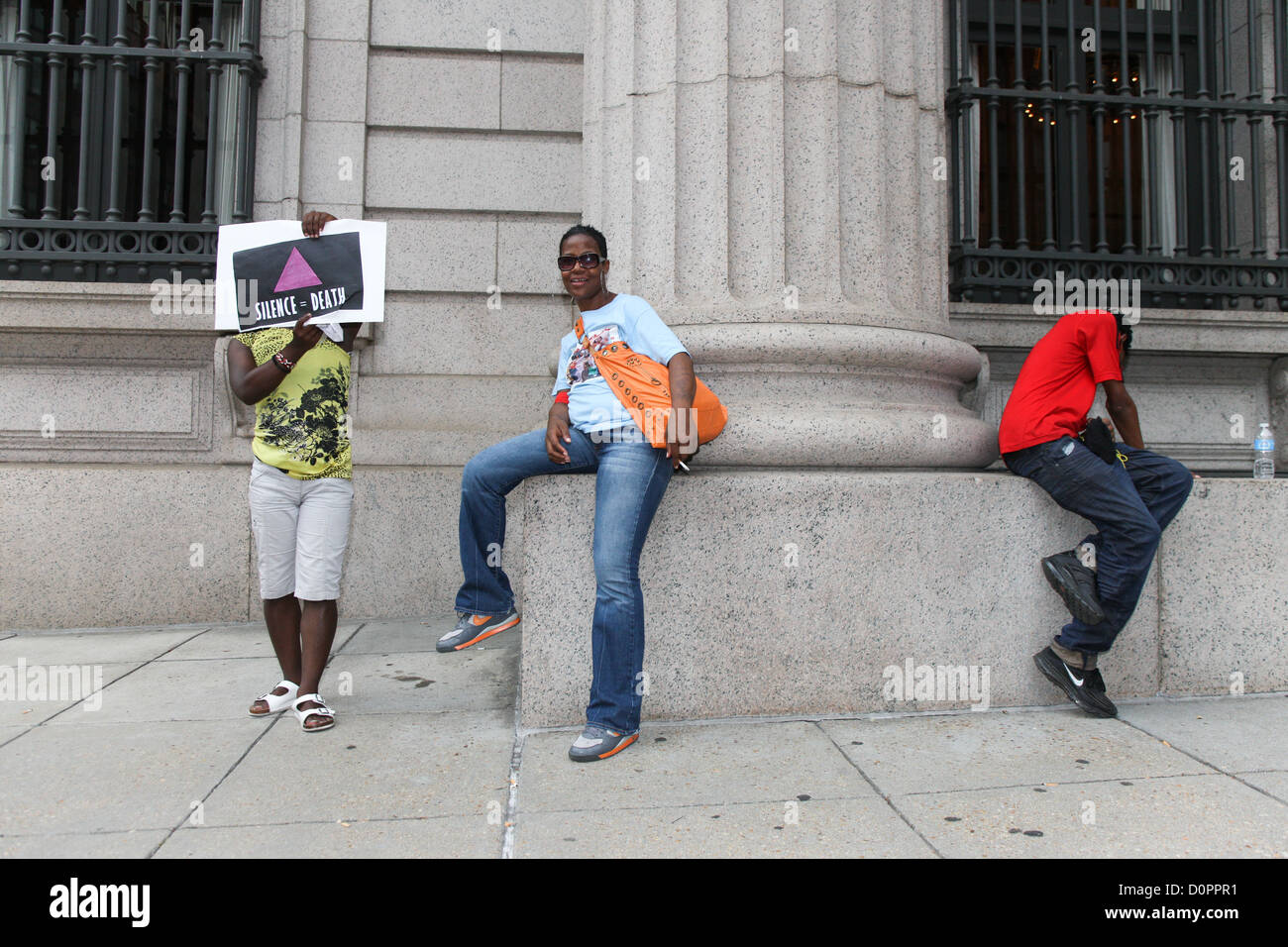 Aids activists protest corporate green and international HIV policy ...