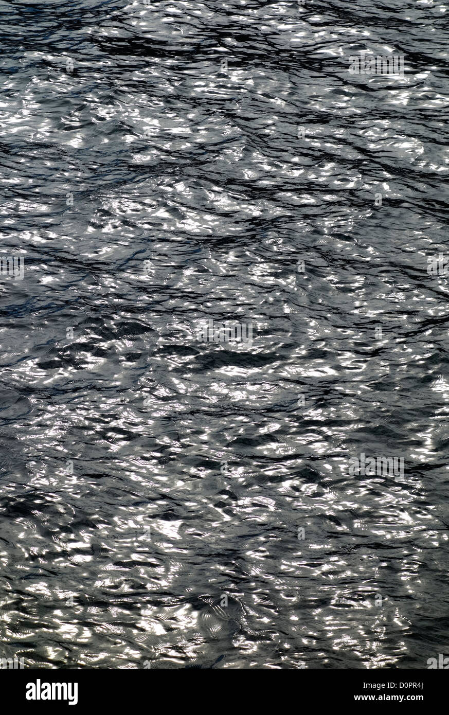 Silvery sea water ripples close up Stock Photo - Alamy