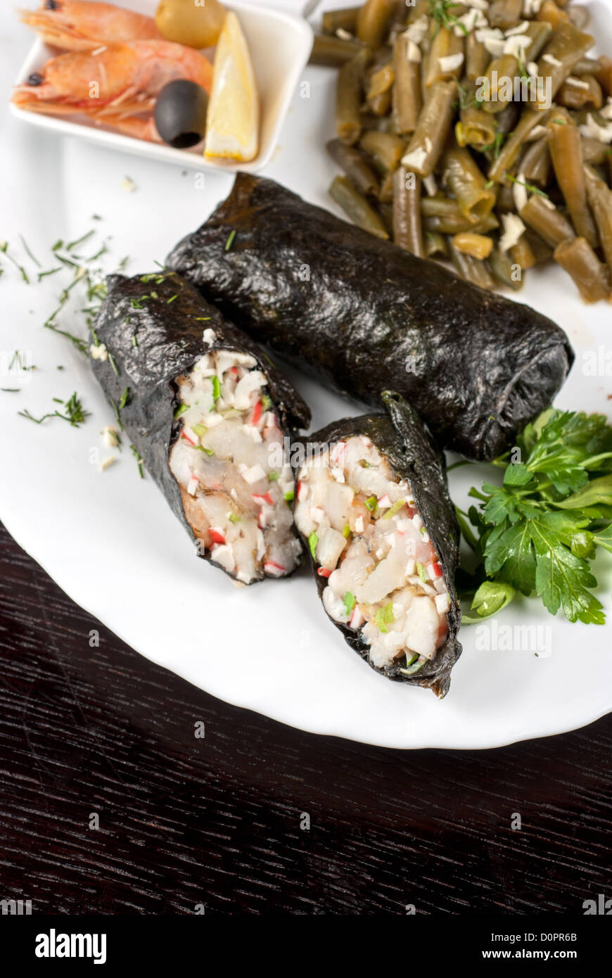 tasty fish dish Stock Photo - Alamy