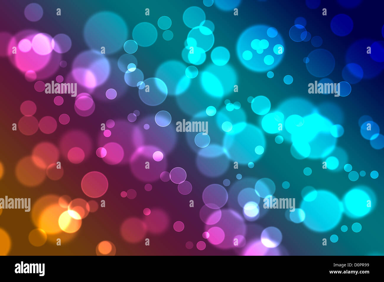 Bokeh with gradient background Stock Photo - Alamy
