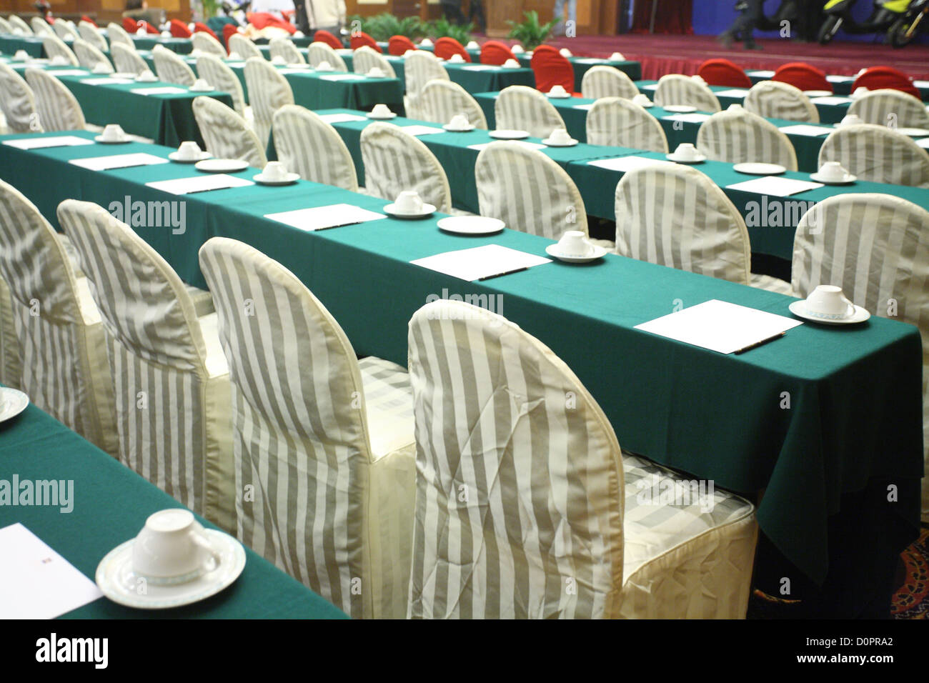 row seat in conference room interior Stock Photo - Alamy