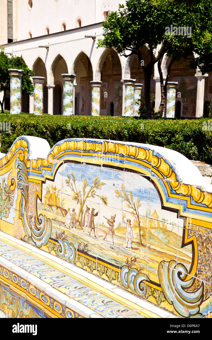 Santa Chiara Monastery - Naples Stock Photo - Alamy