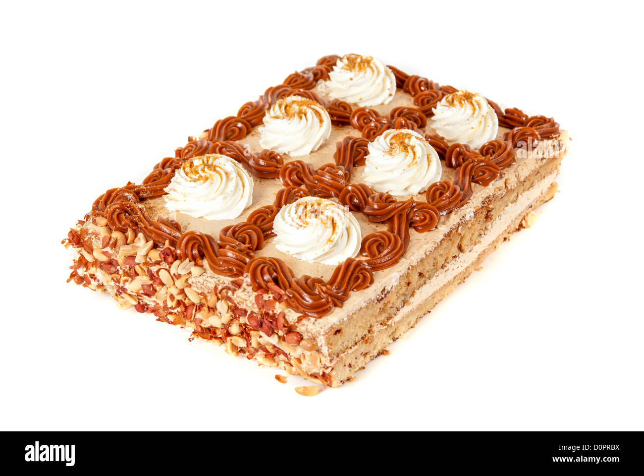 tasty nuts cake Stock Photo - Alamy