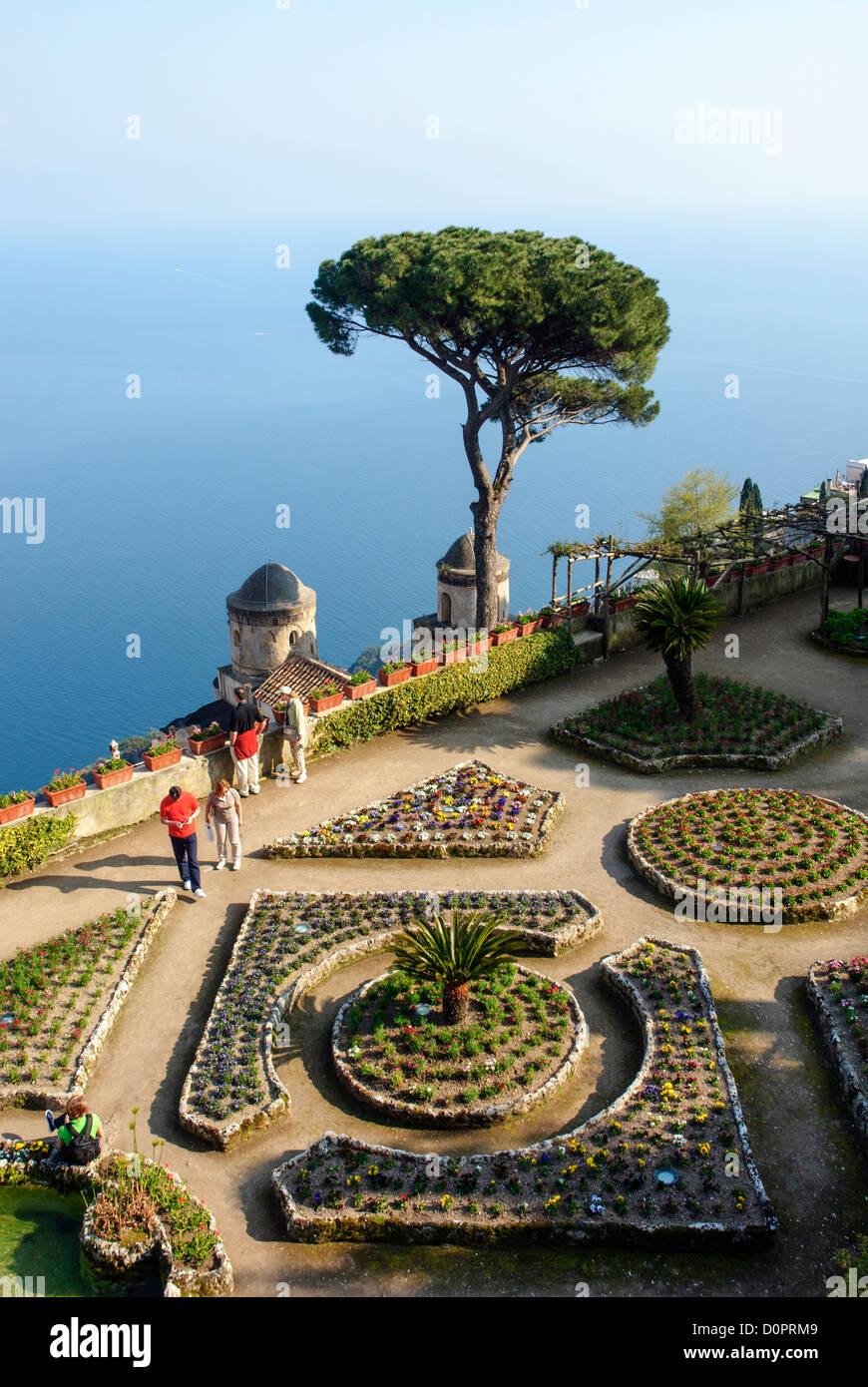 Villa Rufolo gardens, Ravello, Amalfi coast / Costiera Amalfitana ...