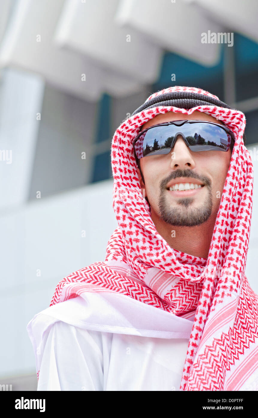 Arab on the street in summer Stock Photo - Alamy