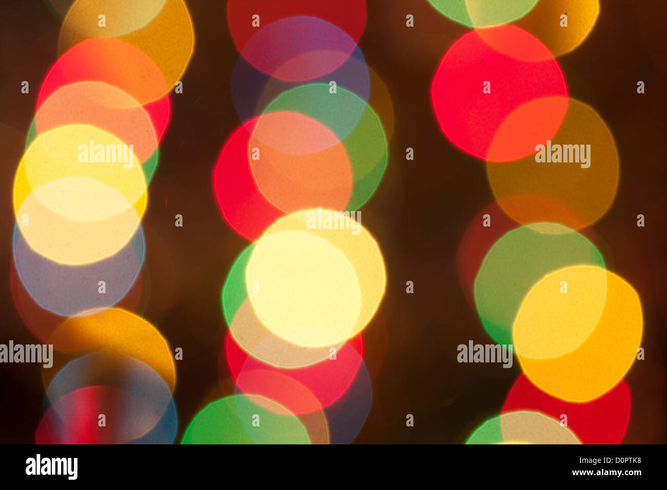 Glowing Christmas lights Stock Photo - Alamy