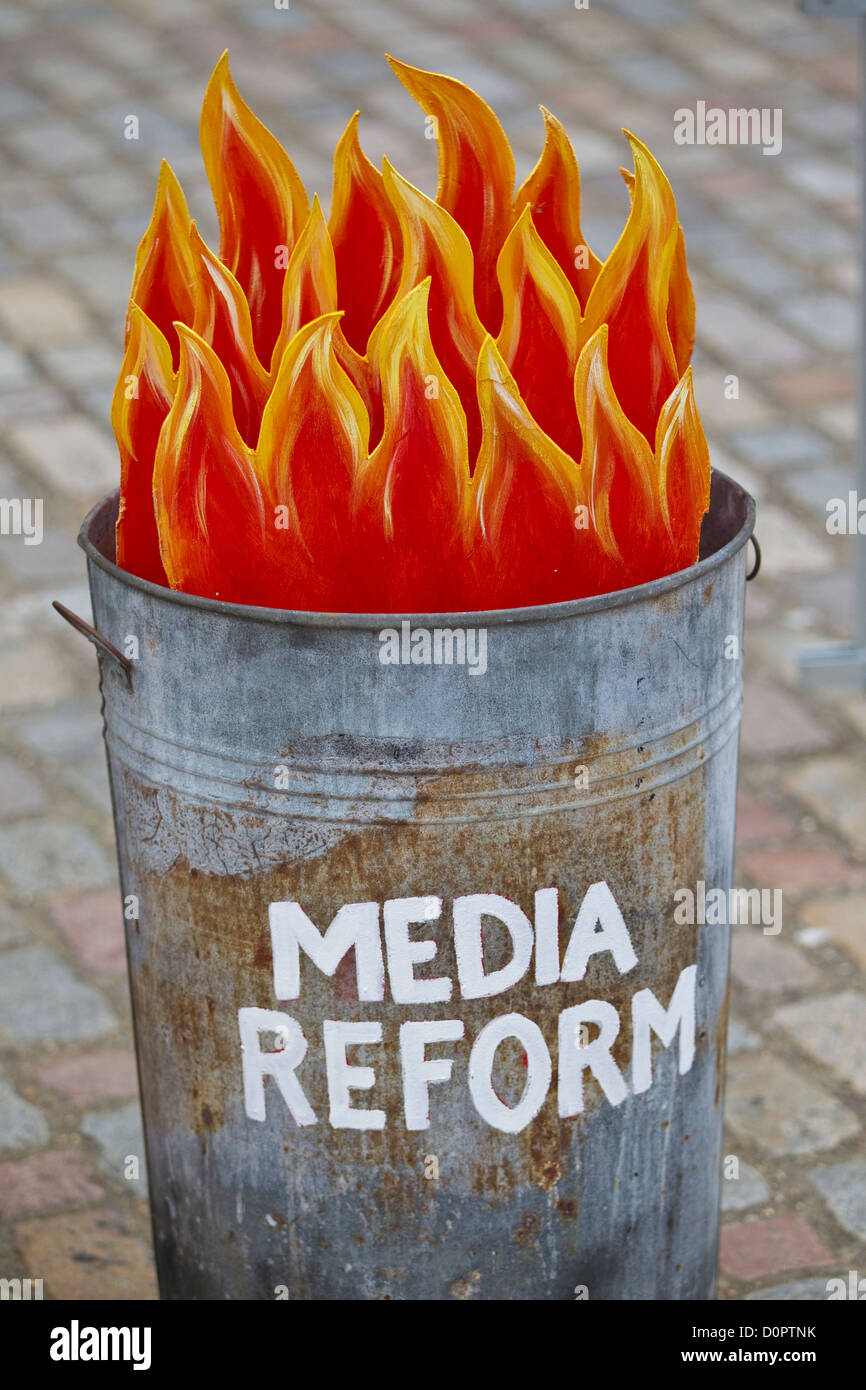 Leveson Report British Media Reform Leveson Inquiry, London England ...