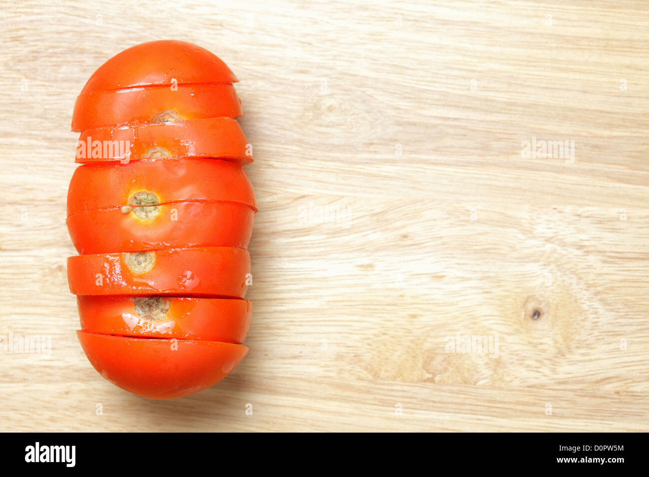 Long sliced tomato Stock Photo - Alamy