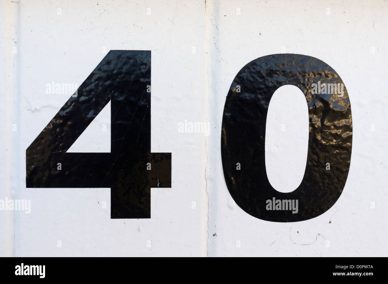 Number 40 door hi-res stock photography and images - Alamy