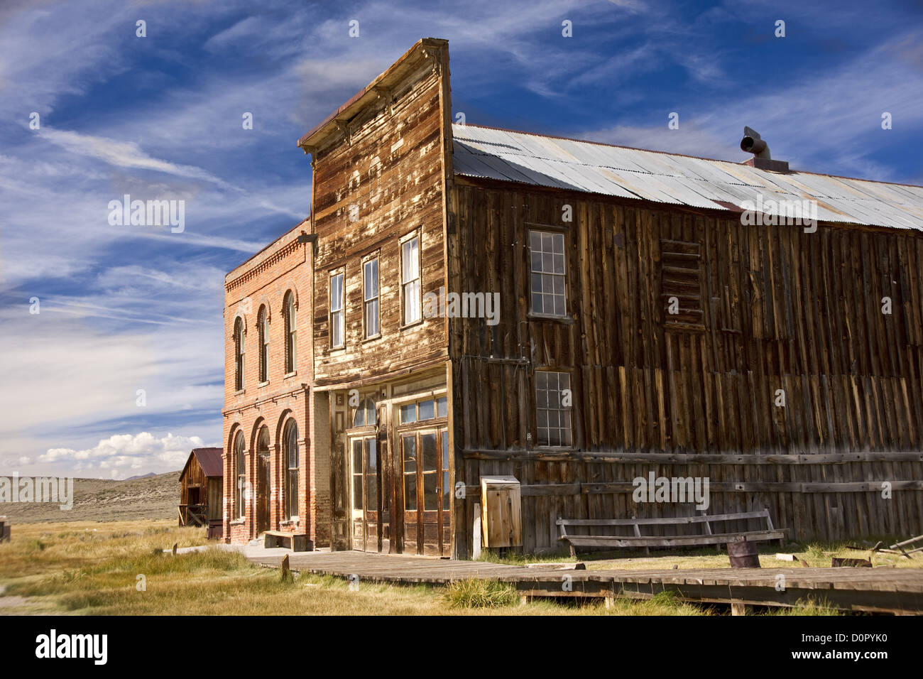 Iconic Old West Ghost Town Stock Photo - Alamy