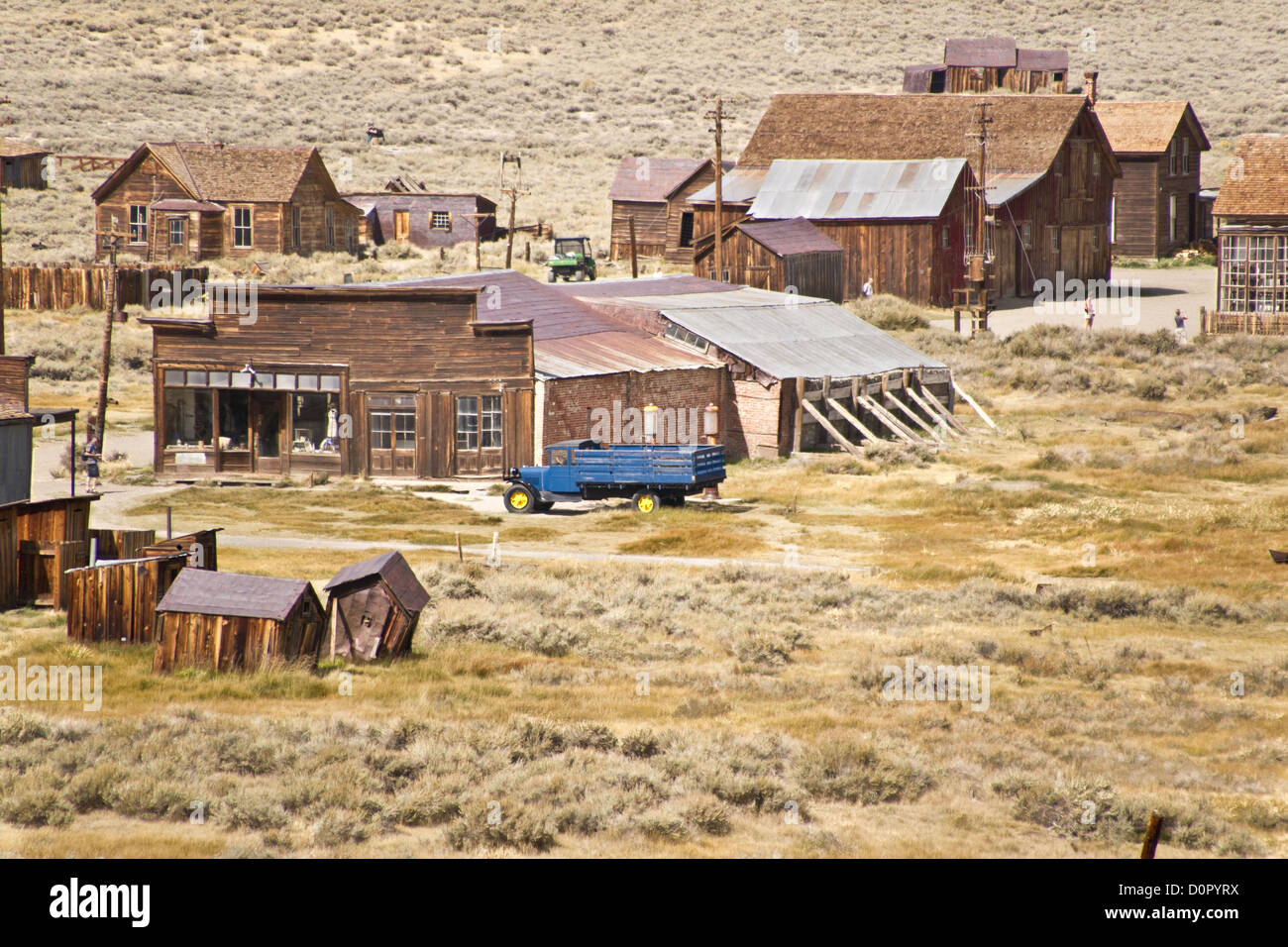 Vista of a Ghost Town Stock Photo - Alamy