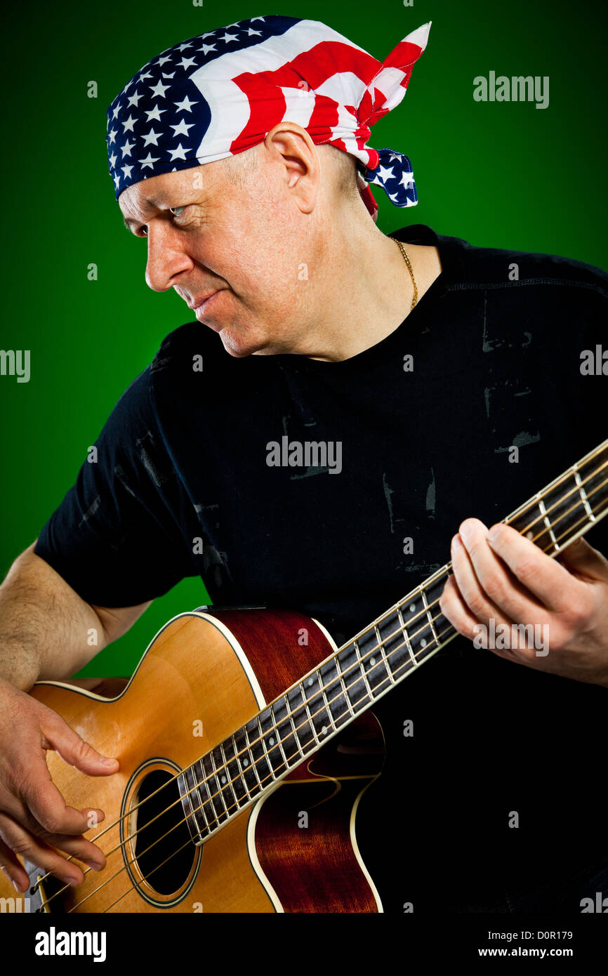 Guitar bass player hi-res stock photography and images - Alamy