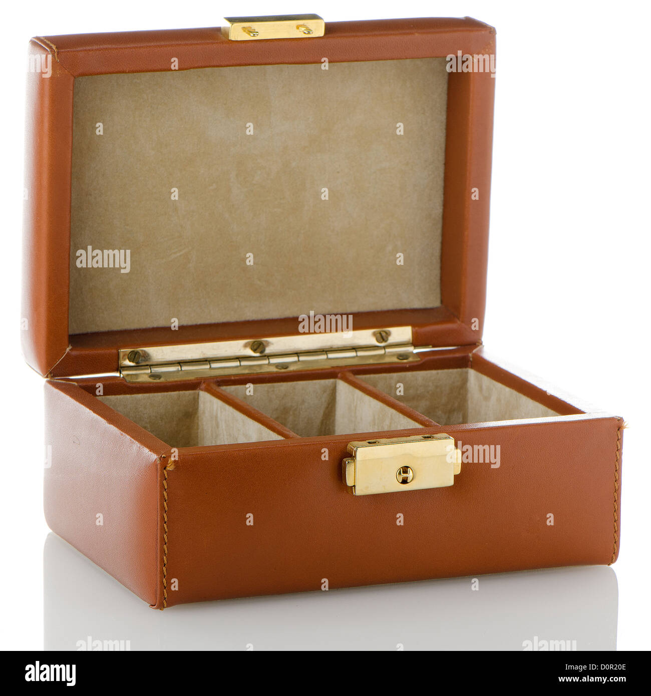 Brown leather box hi-res stock photography and images - Alamy