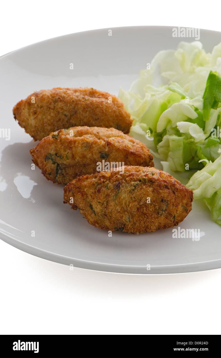 Fried breaded cod fish Stock Photo - Alamy