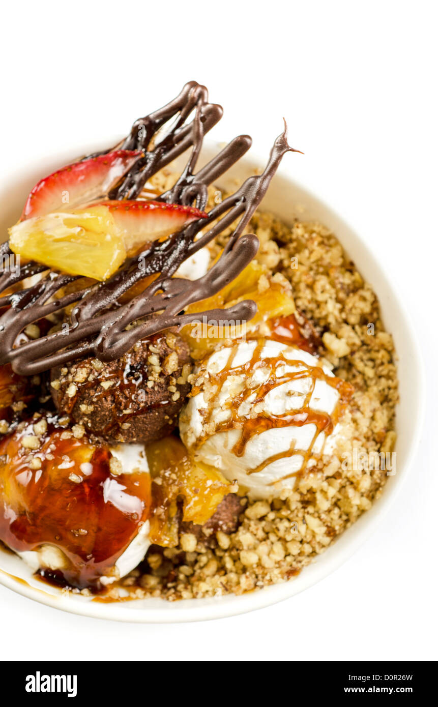 Fancy ice cream sundae hi-res stock photography and images - Alamy