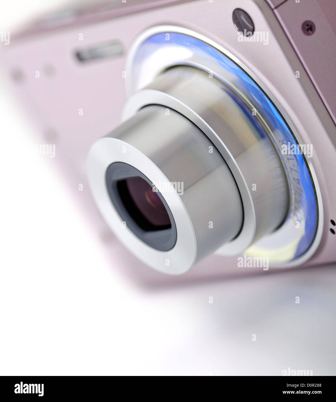 Pink digital compact camera Stock Photo - Alamy