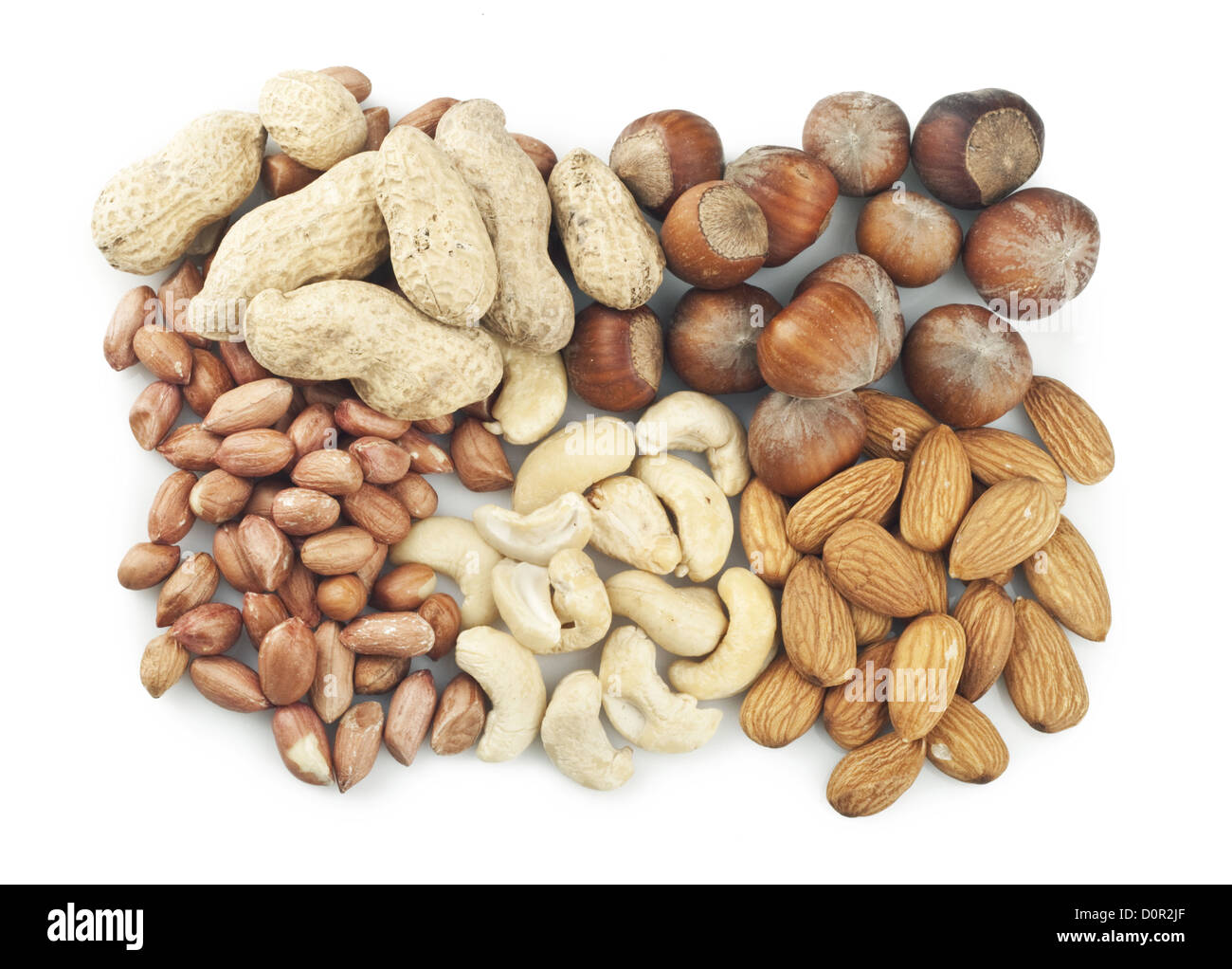 Oil nuts Cut Out Stock Images & Pictures - Alamy