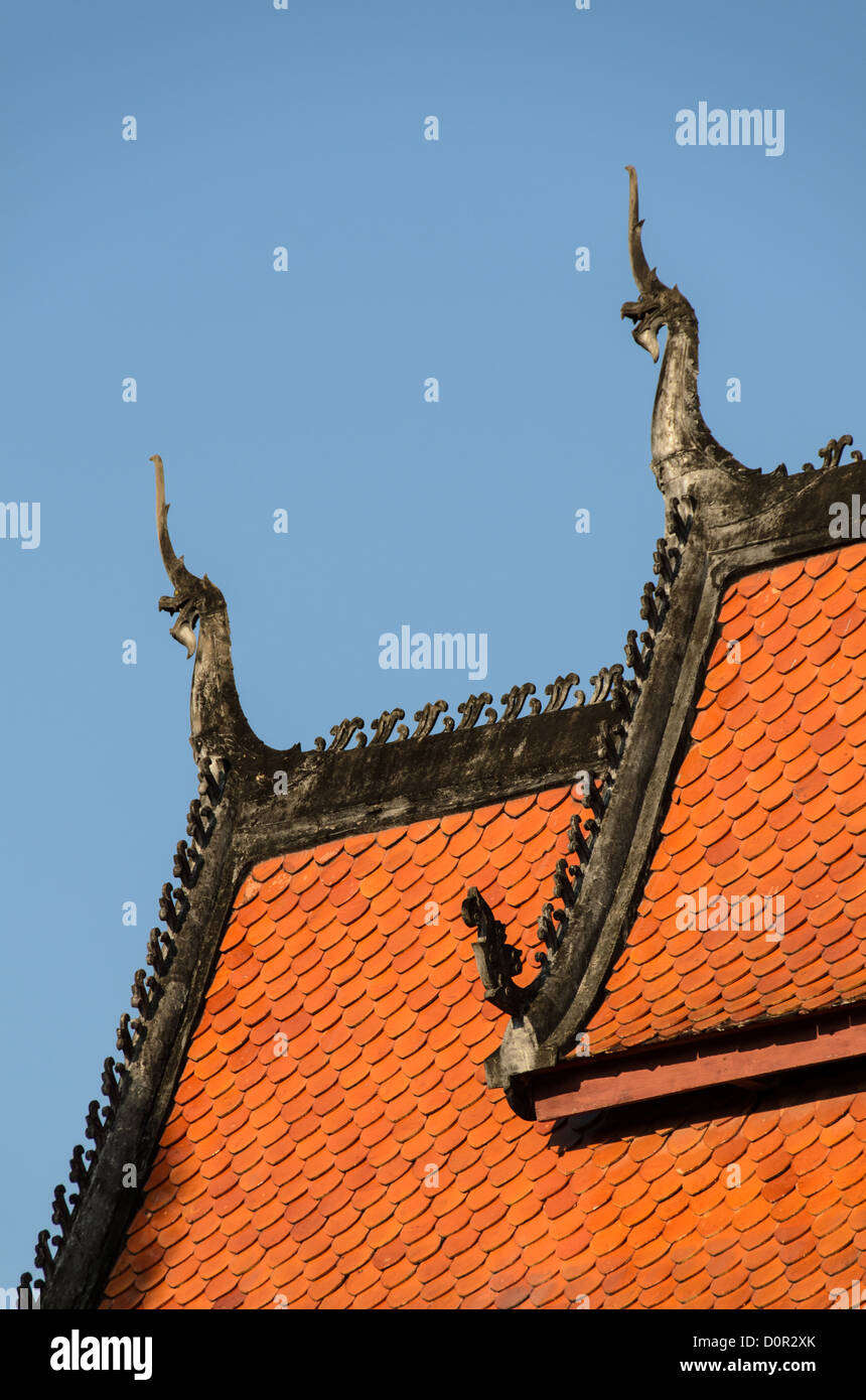 Wat Sensoukharam Temple Roof Chofah Luang Prabang Laos // LUANG PRABANG ...