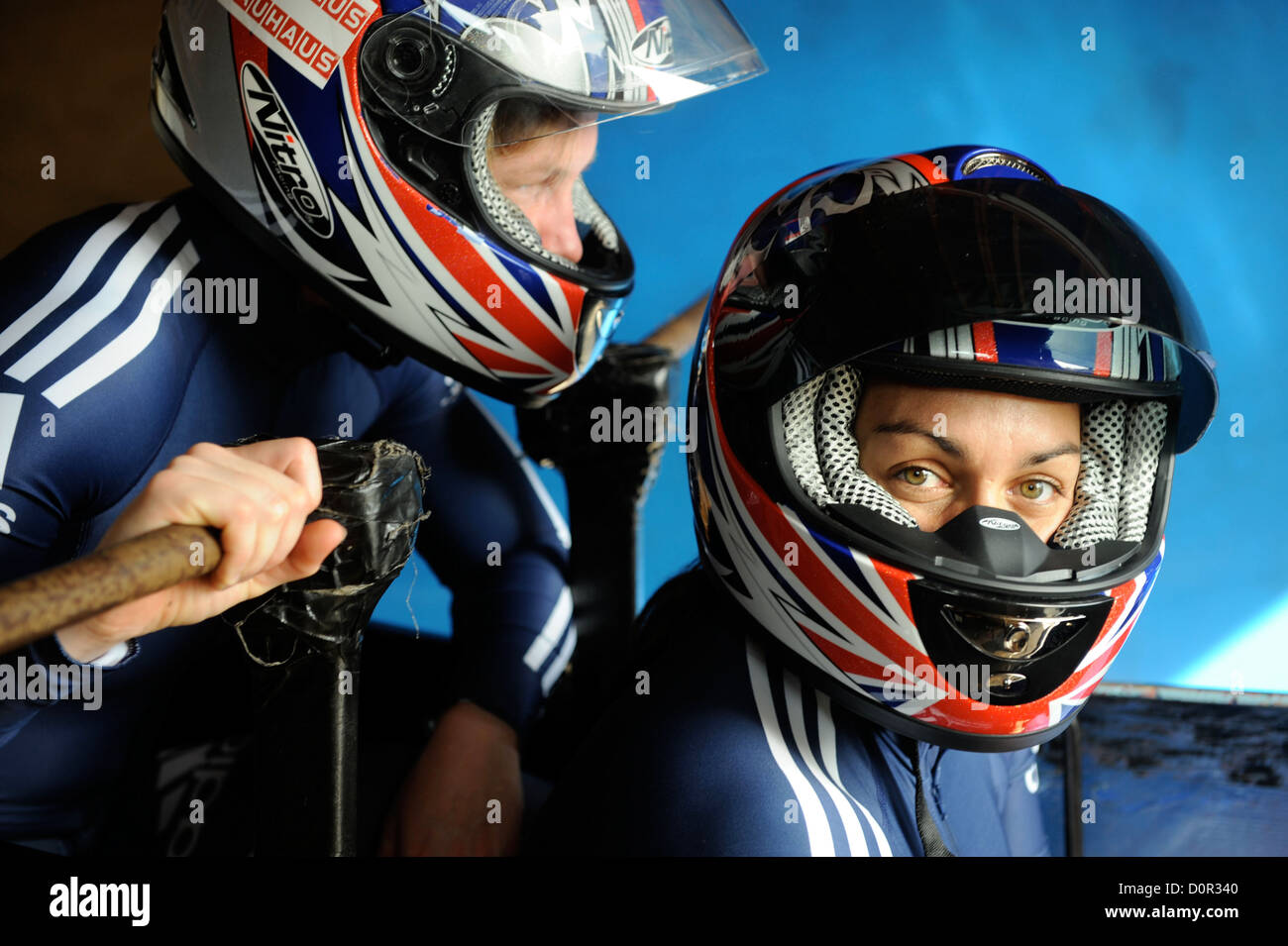 Bobsleigh britain training hi-res stock photography and images - Alamy