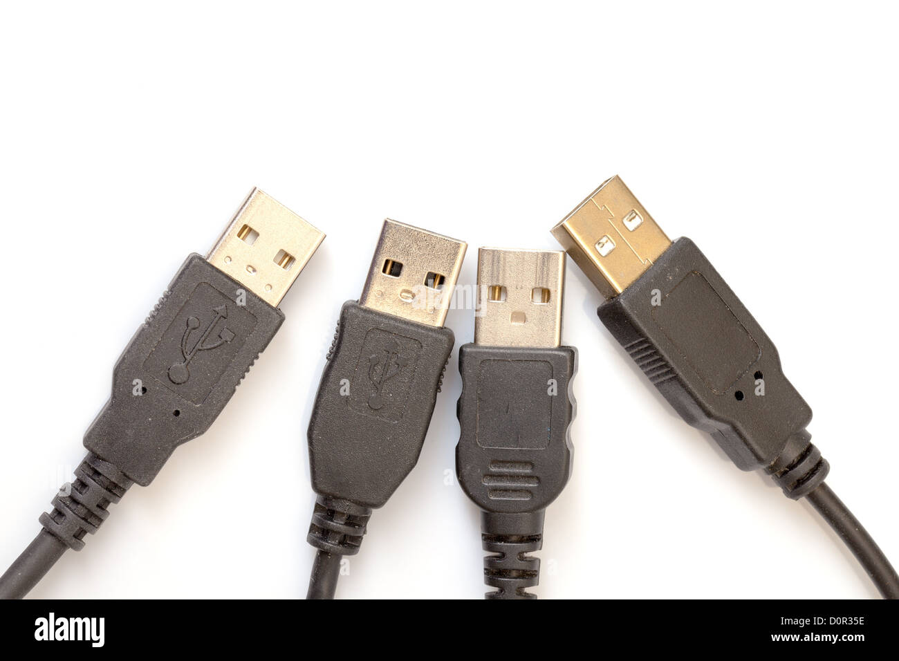 Heap USB Jacks Stock Photo - Alamy
