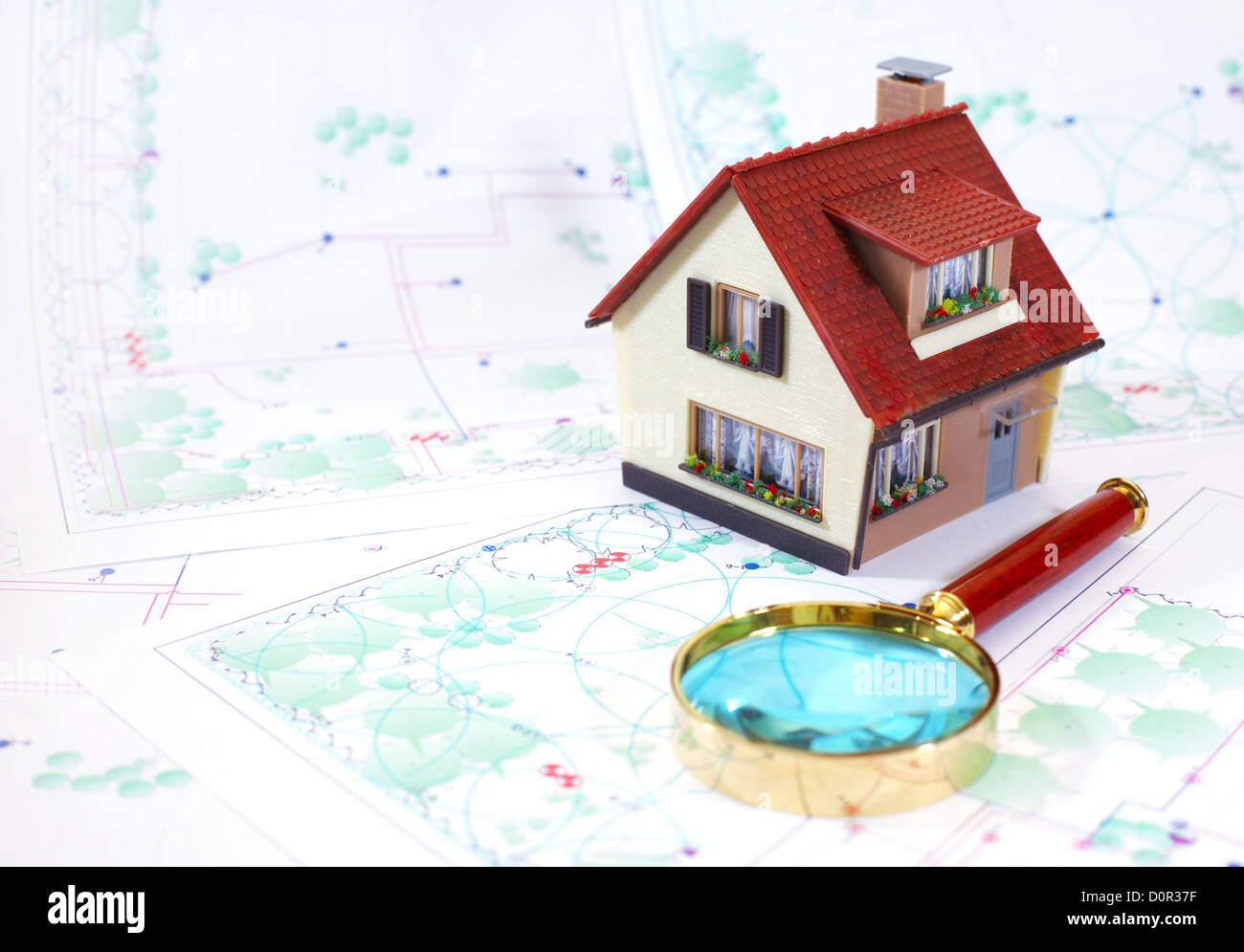Model scale plan suburb hi-res stock photography and images - Alamy
