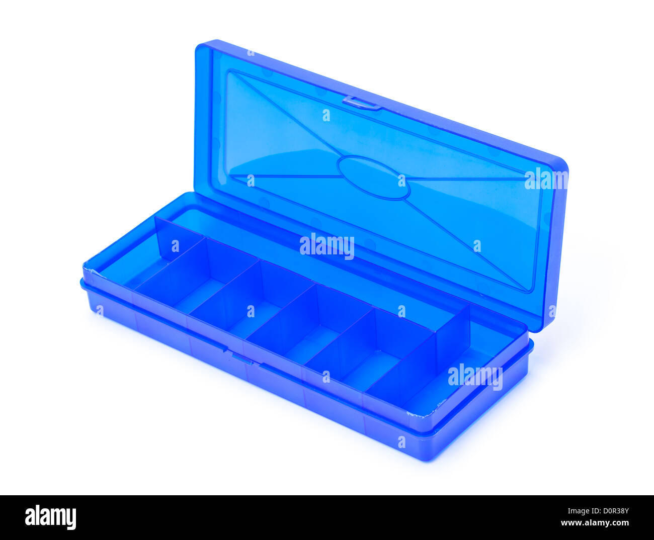 Plastic Blue Storage Box Stock Photo - Alamy