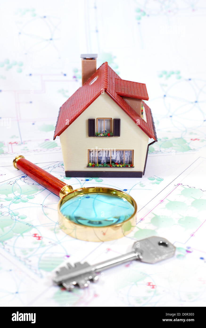 Model scale plan suburb hi-res stock photography and images - Alamy