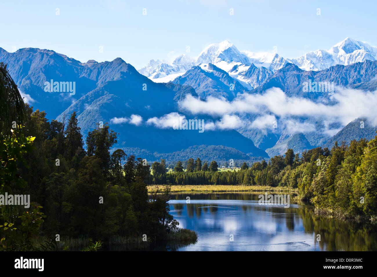 Lake Matheson, South Island, New Zealand Stock Photo - Alamy