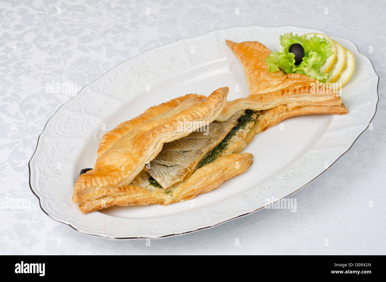 tasty dish of trout fish Stock Photo - Alamy
