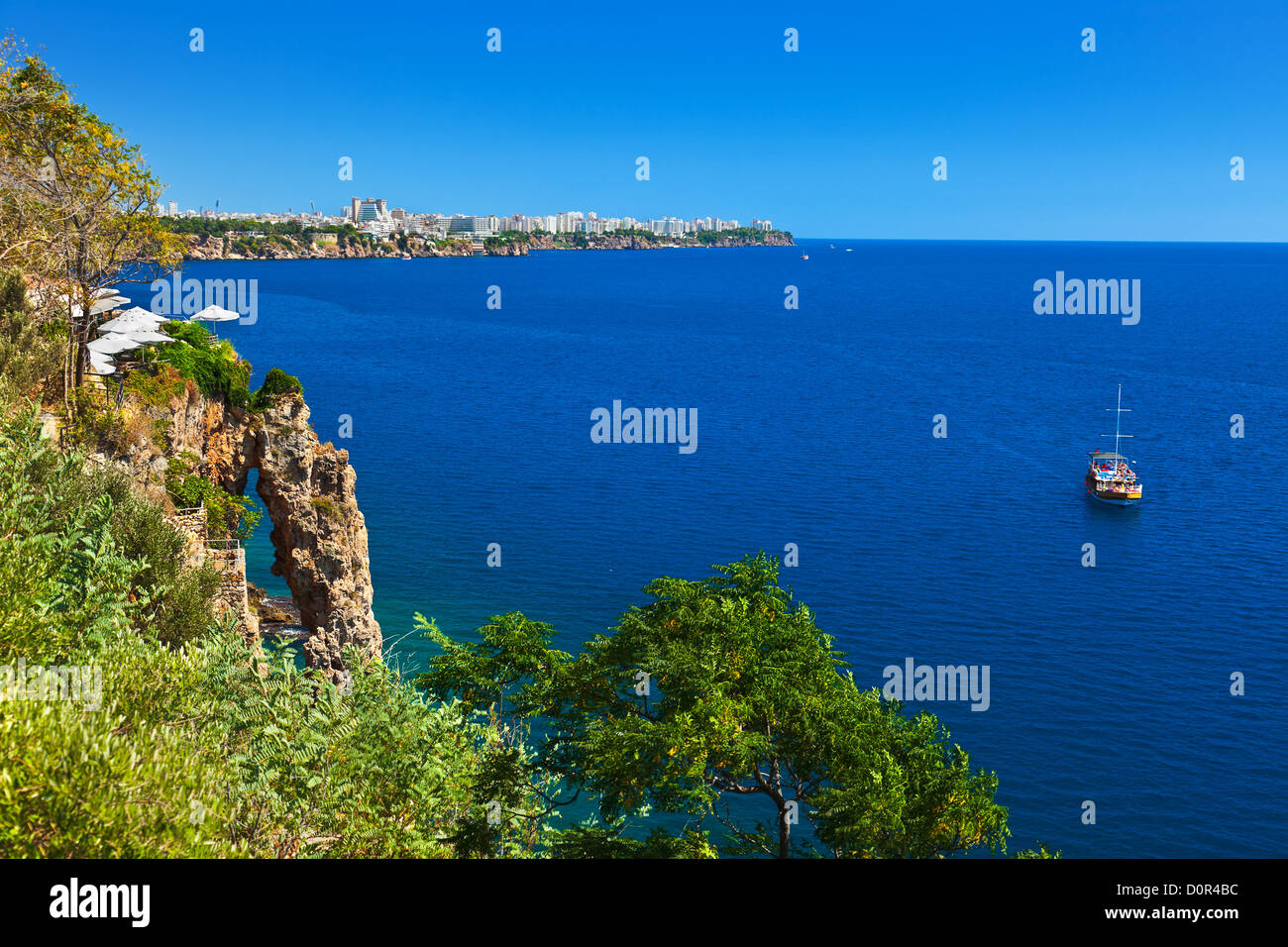 Beach at Antalya Turkey Stock Photo - Alamy