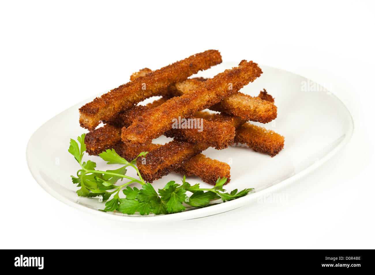 pieces of toasted rye bread Stock Photo - Alamy