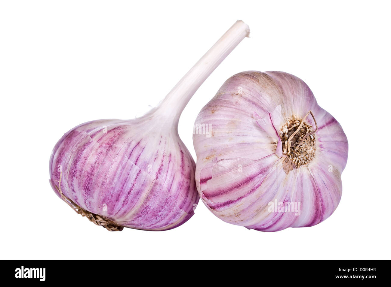 two cloves of garlic Stock Photo - Alamy