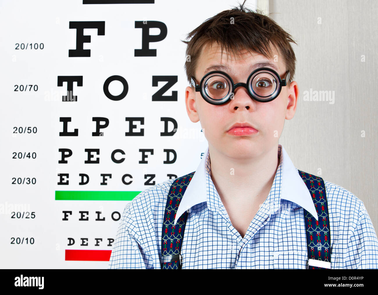 person wearing spectacles in an office at the doctor Stock Photo - Alamy