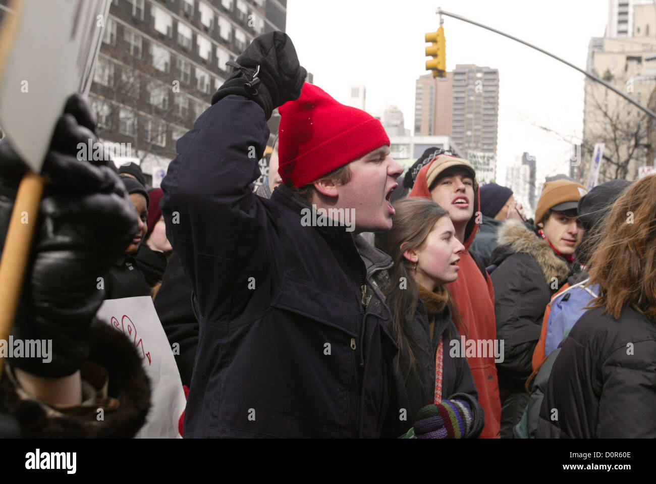 Protesters take to the streets of New York City in protest of the ...