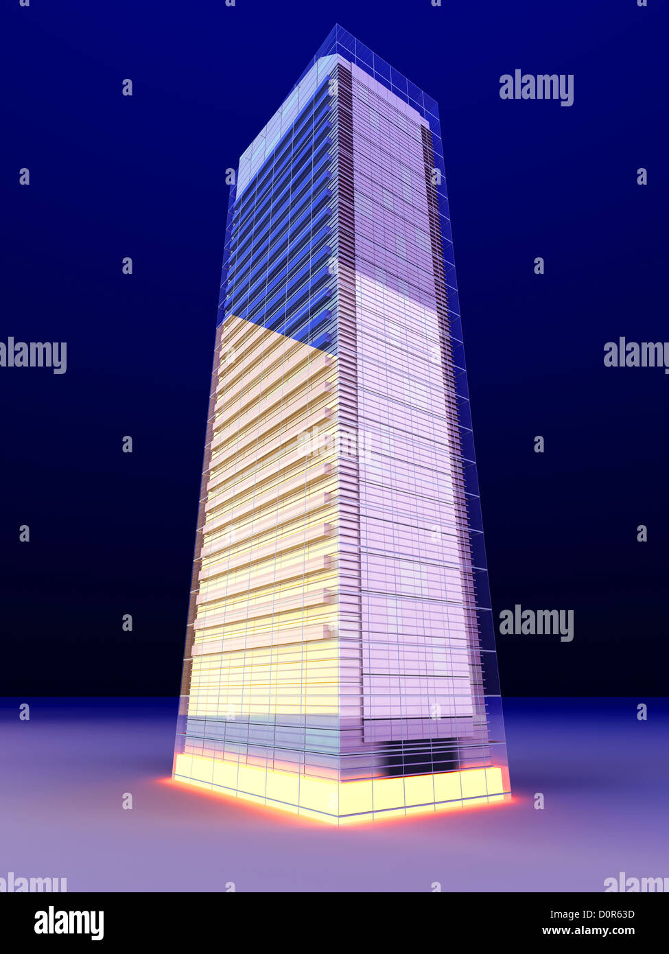 A contemporary skyscraper Stock Photo - Alamy