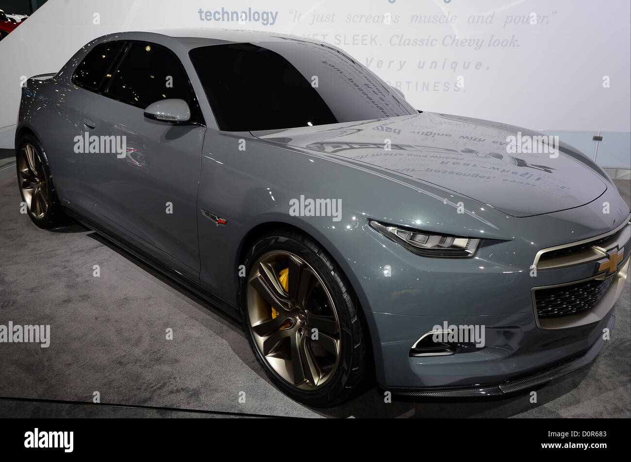 Nov 28,2012. Los Angeles CA. The Chevy CODE-130R, on display during the ...