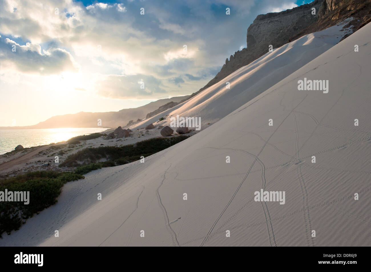 Sand dunes of Archer, Socotra island, Yemen Stock Photo - Alamy
