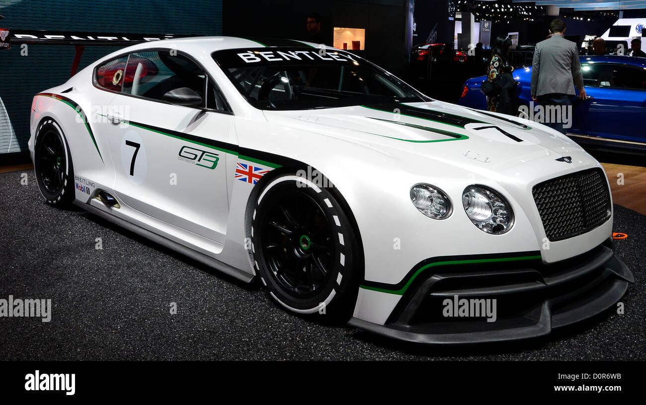 Nov 28,2012. Los Angeles CA. The new 2013 Bentley GT3 race car on ...
